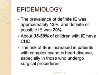 Infective endocarditis in children | PPTX