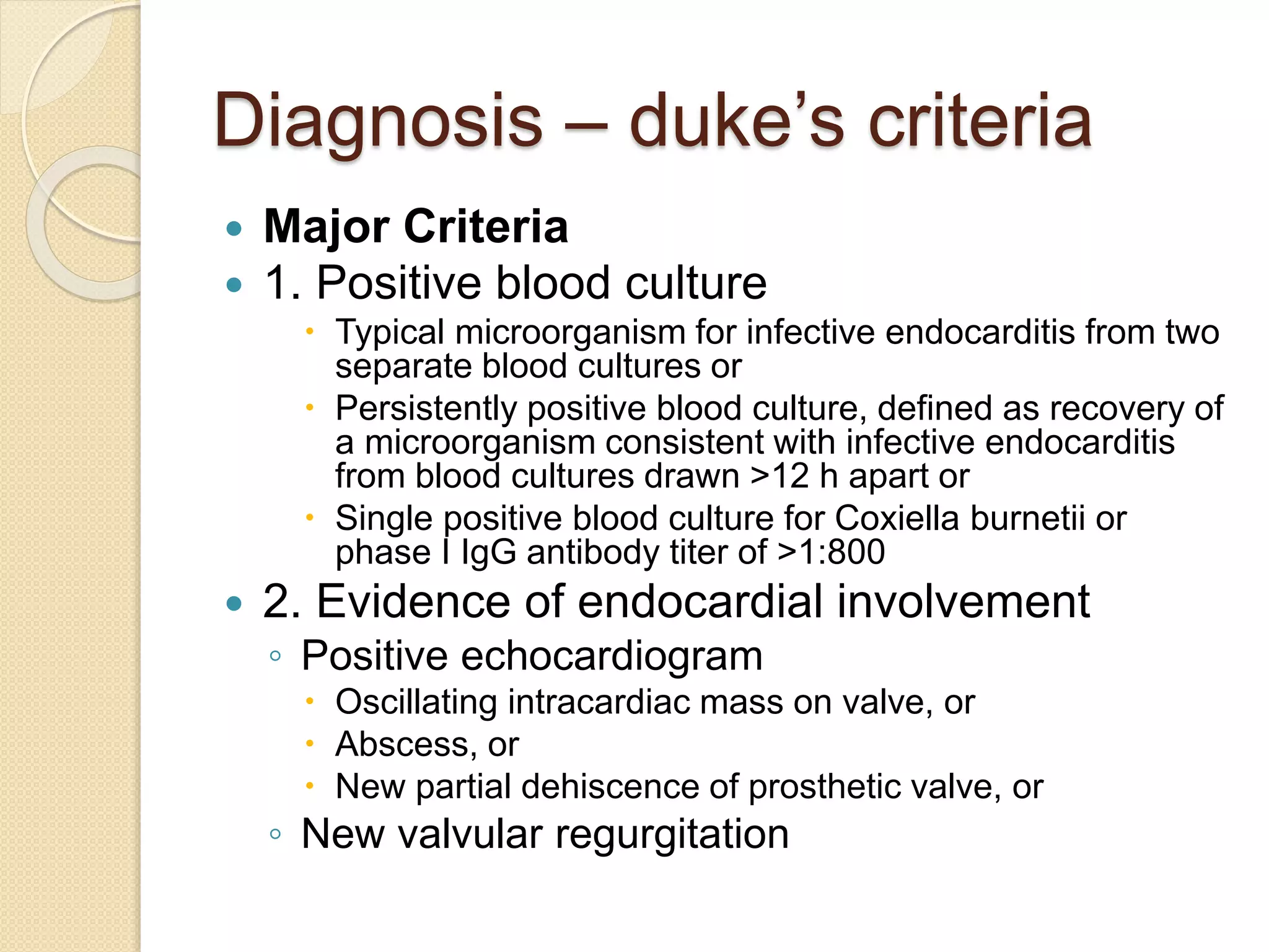 A Case of Infective Endocarditis | PPTX