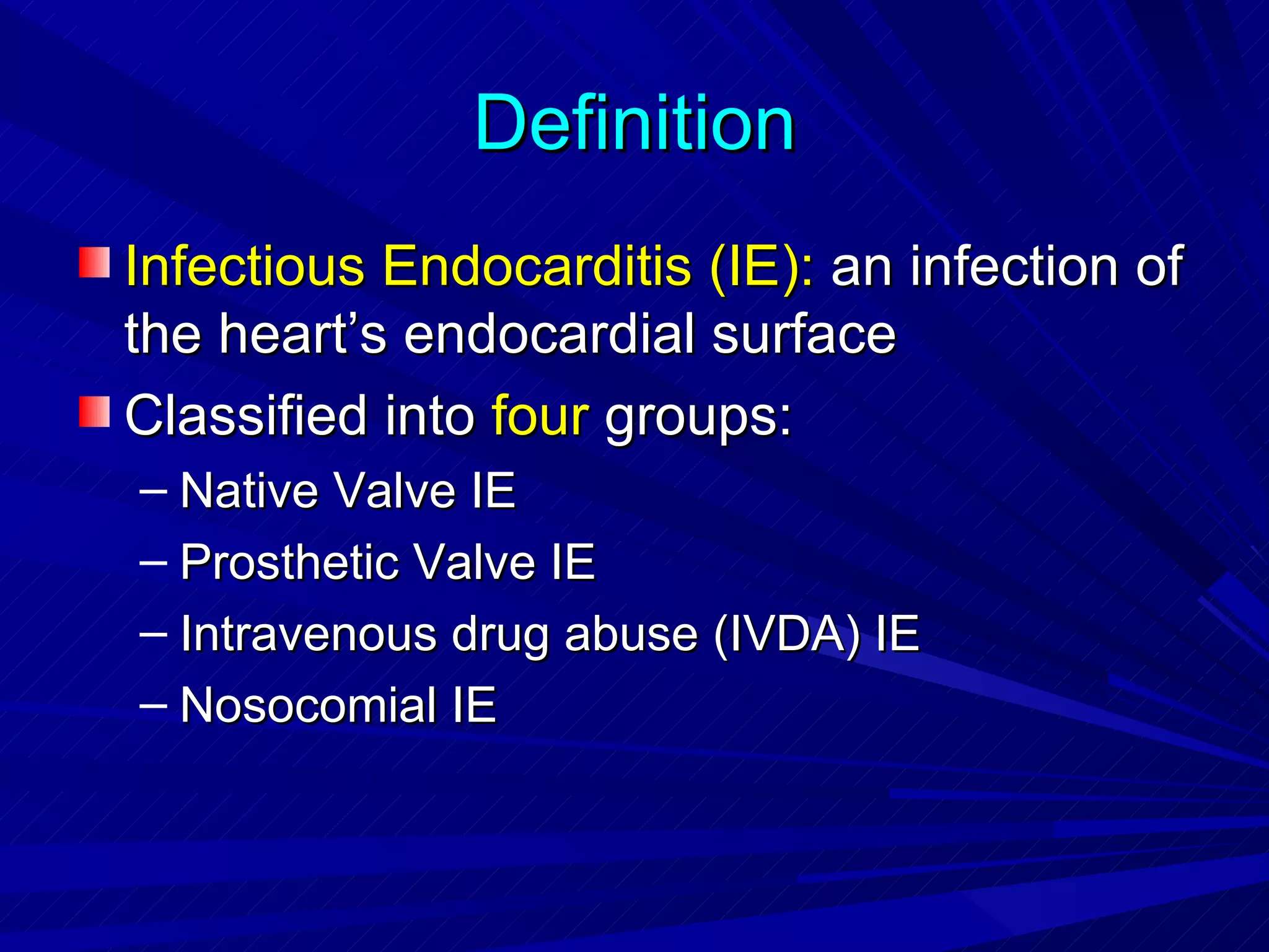 Infective endocarditis | PPT