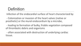 Infective endocarditis | PPTX