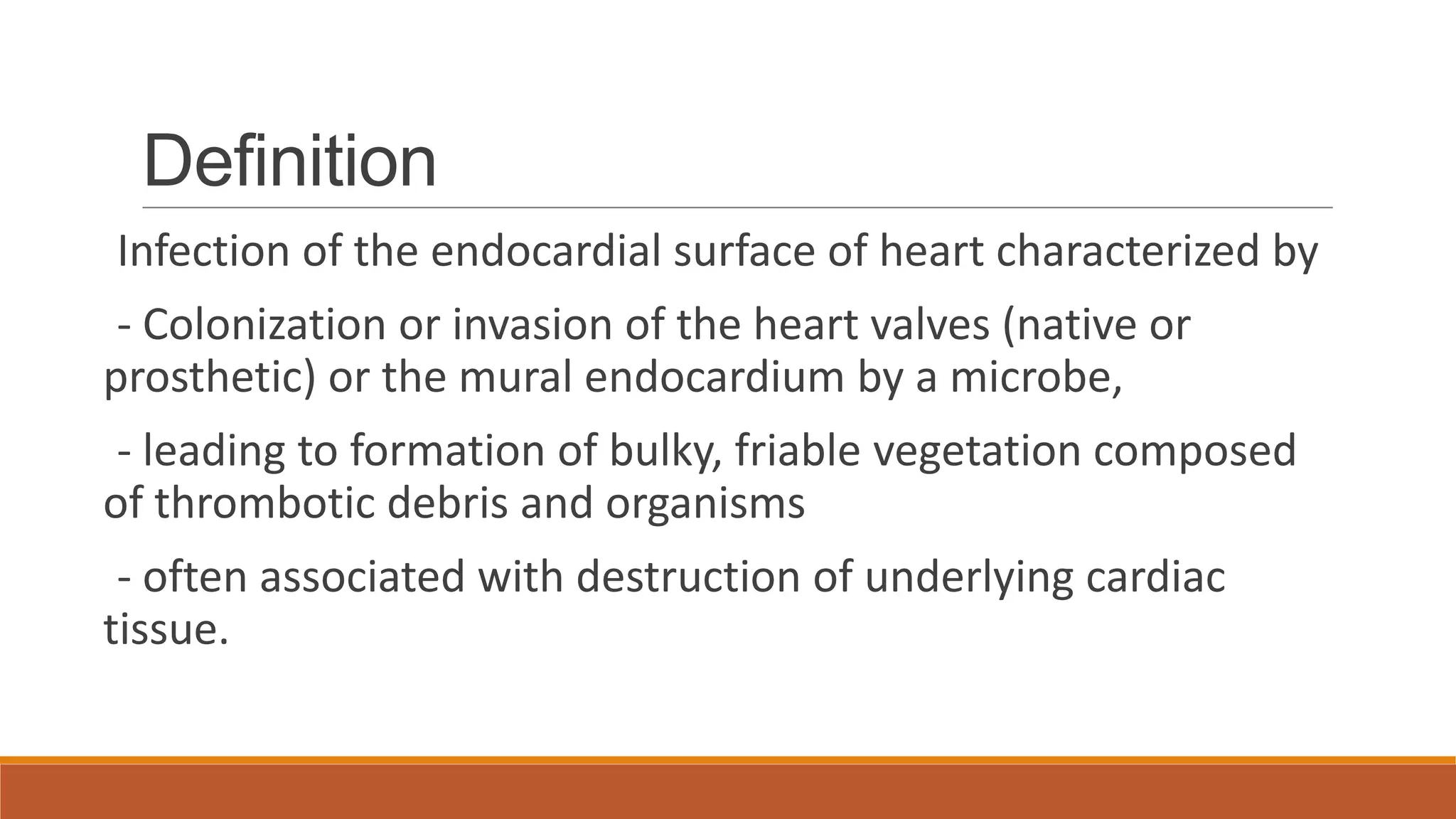 Infective endocarditis | PPTX