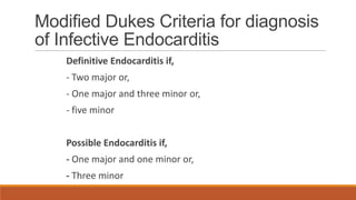 Infective endocarditis | PPTX