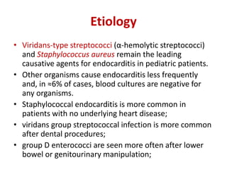 Infective endocarditis | PPTX