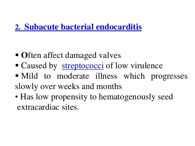Infective endocarditis