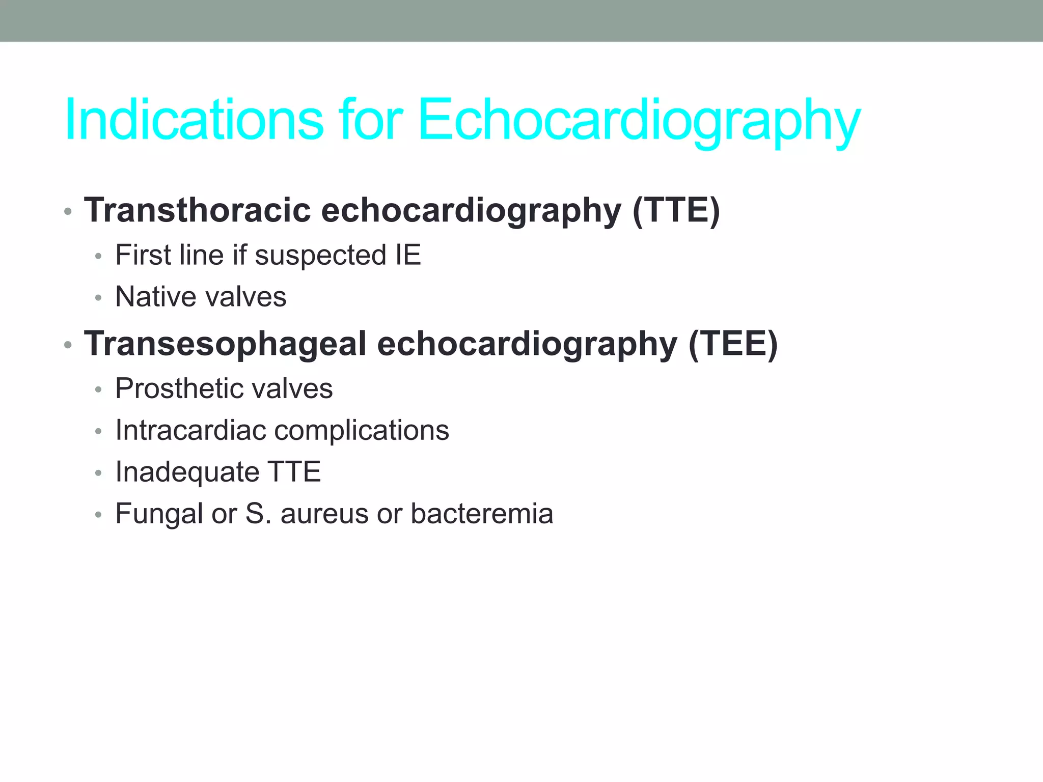 Infective endocarditis | PPTX
