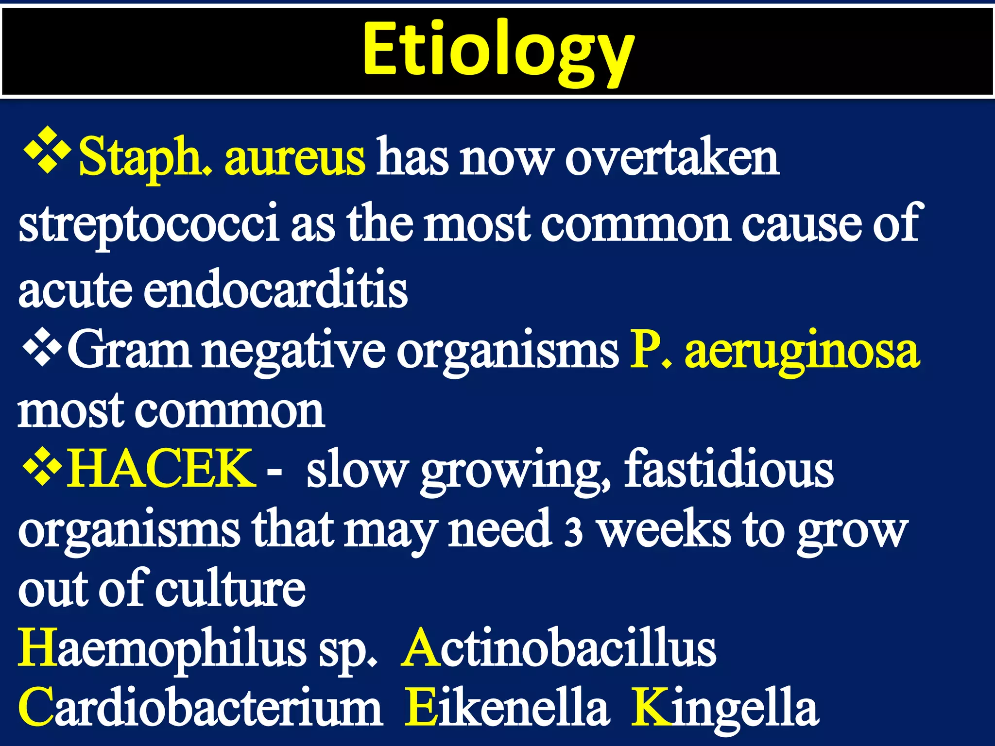Infective endocarditis | PPTX