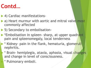 Infective endocarditis | PPTX