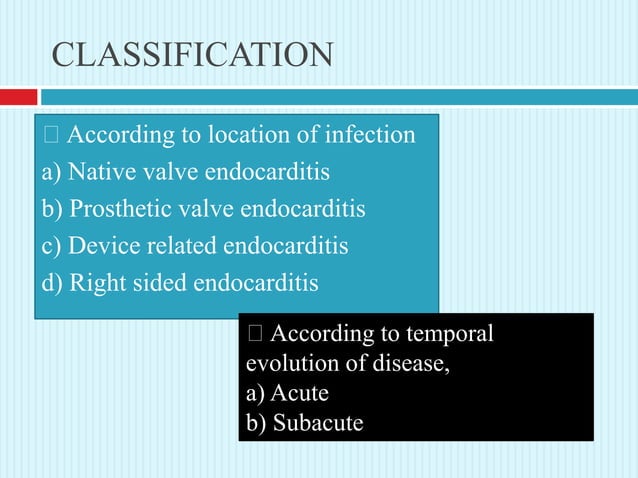 Infective endocarditis | PPTX | Heart and Cardiovascular Diseases ...