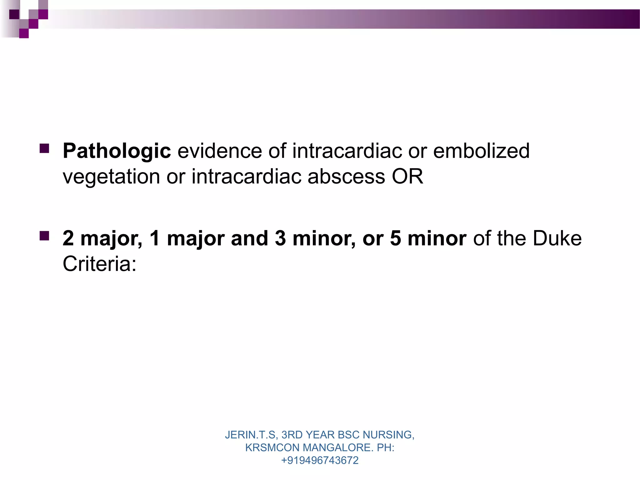 Infective endocarditis | PPT
