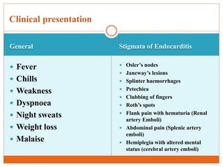 Infective endocarditis | PPTX