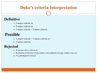 Infective endocarditis | PPTX