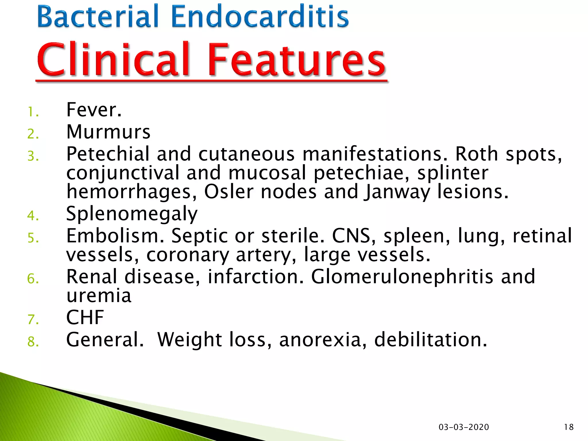 Infective endocarditis | PPT