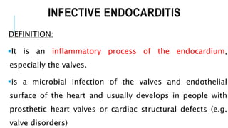 Infective endocarditis | PPTX