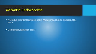 Infective endocarditis | PPTX