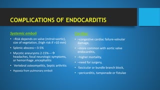 Infective endocarditis | PPTX
