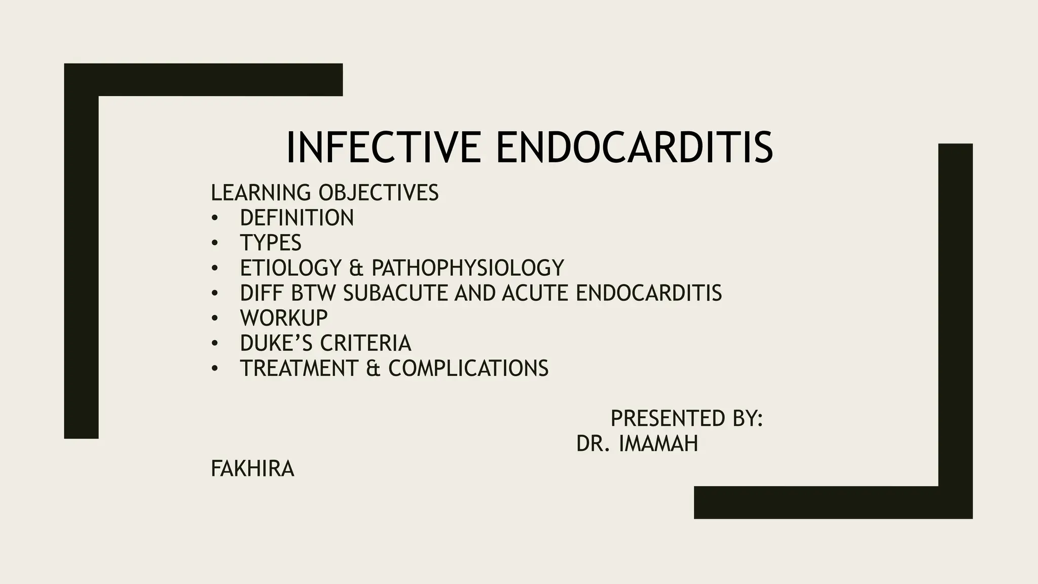 Infective Endocarditis Pptx Defination Types Etiology And