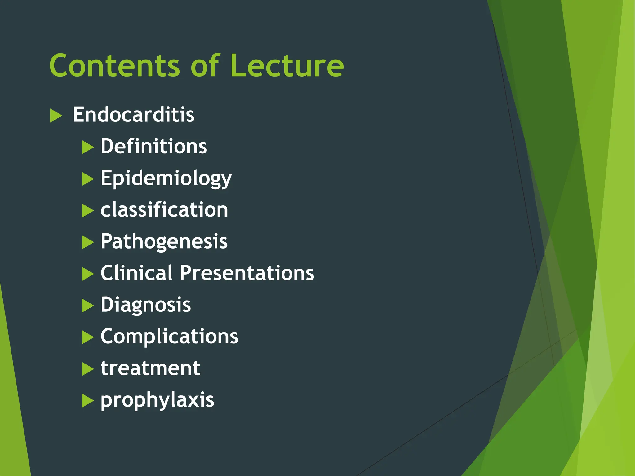 infective endocarditis a complete presentation.ppt