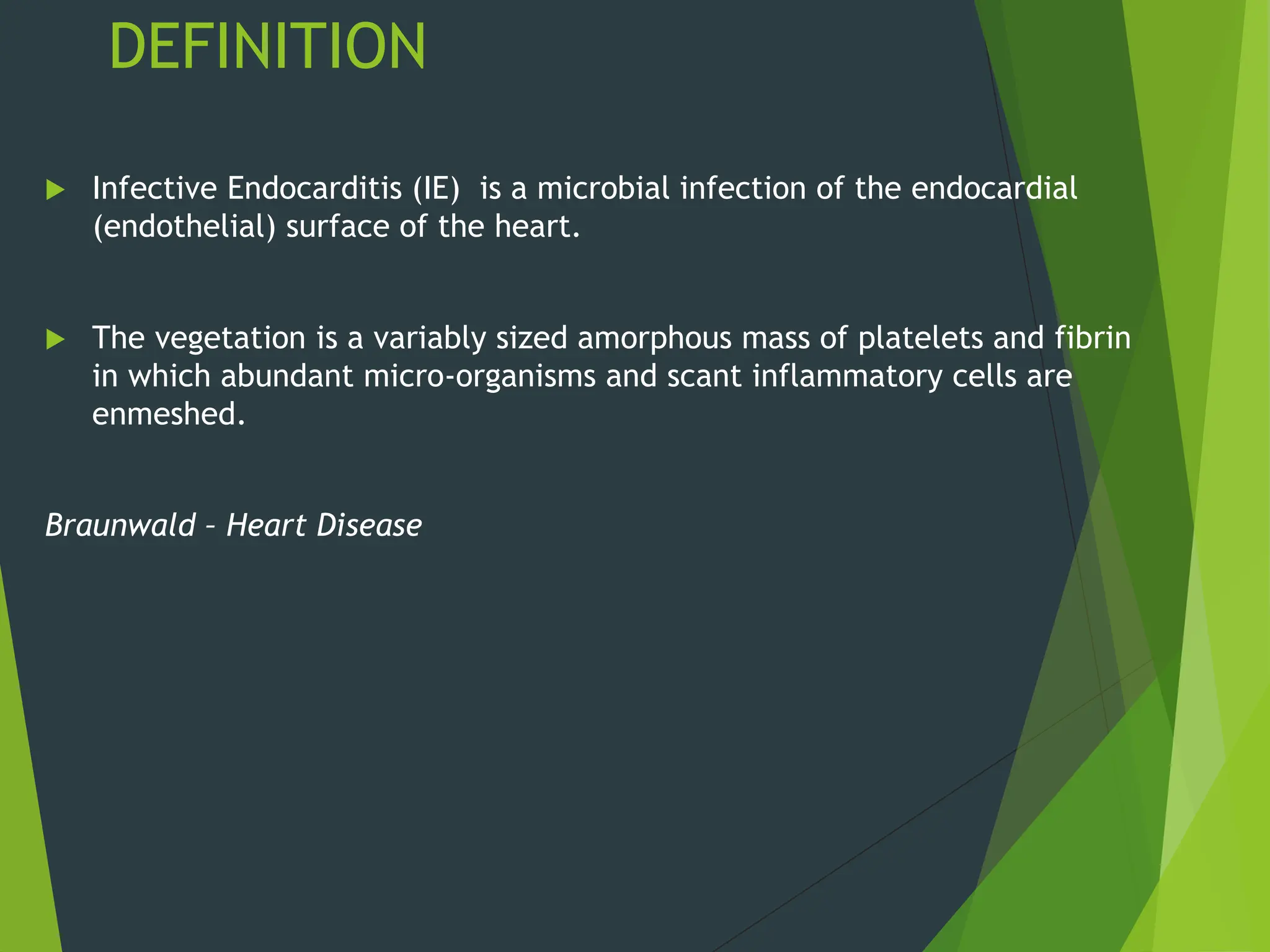 infective endocarditis a complete presentation.ppt