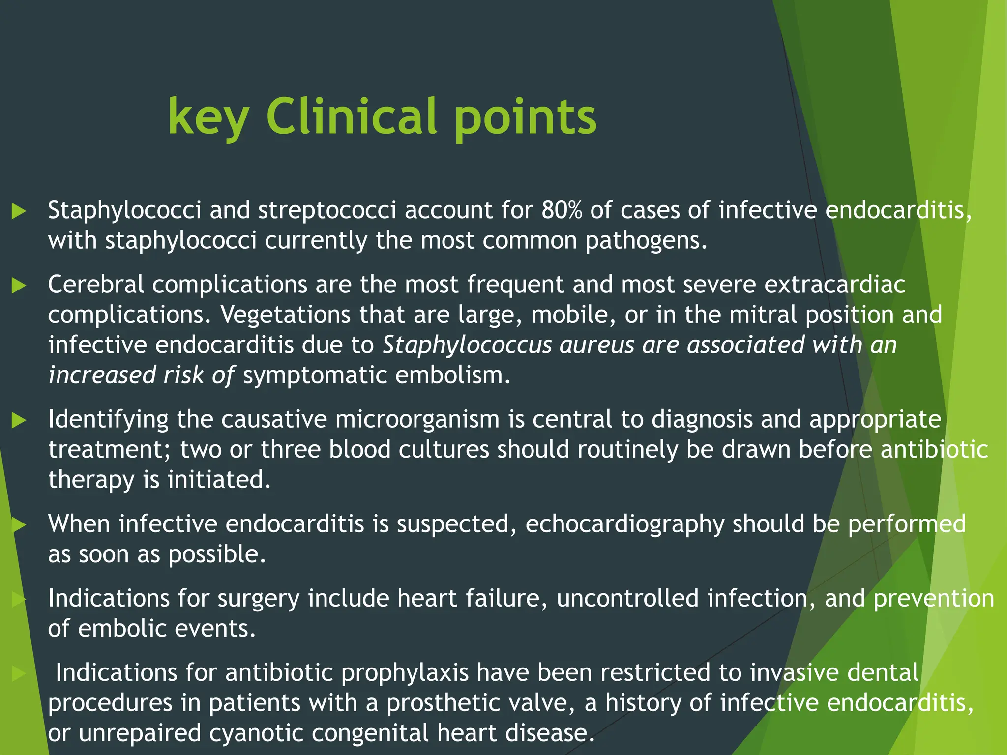 infective endocarditis a complete presentation.ppt