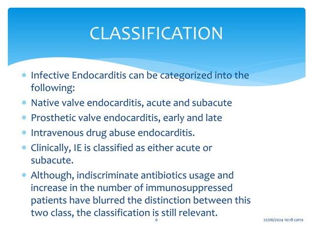 Infective Endocarditis by medical students pptx | PPT