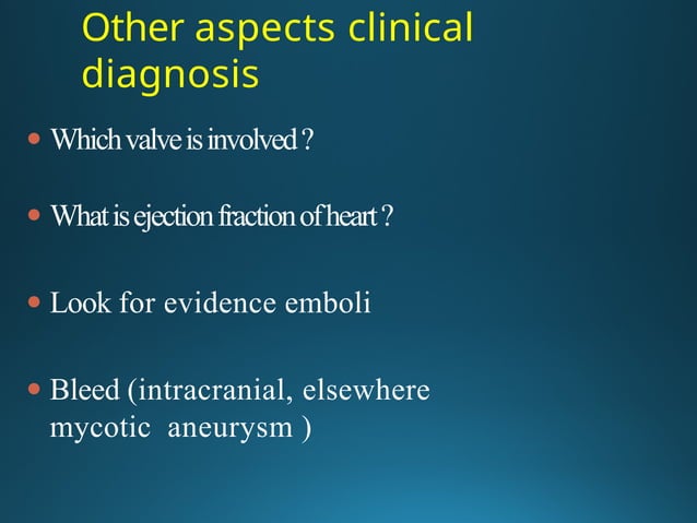 Infective endocarditis Endocrine Causes – Primary Aldosteronism ...