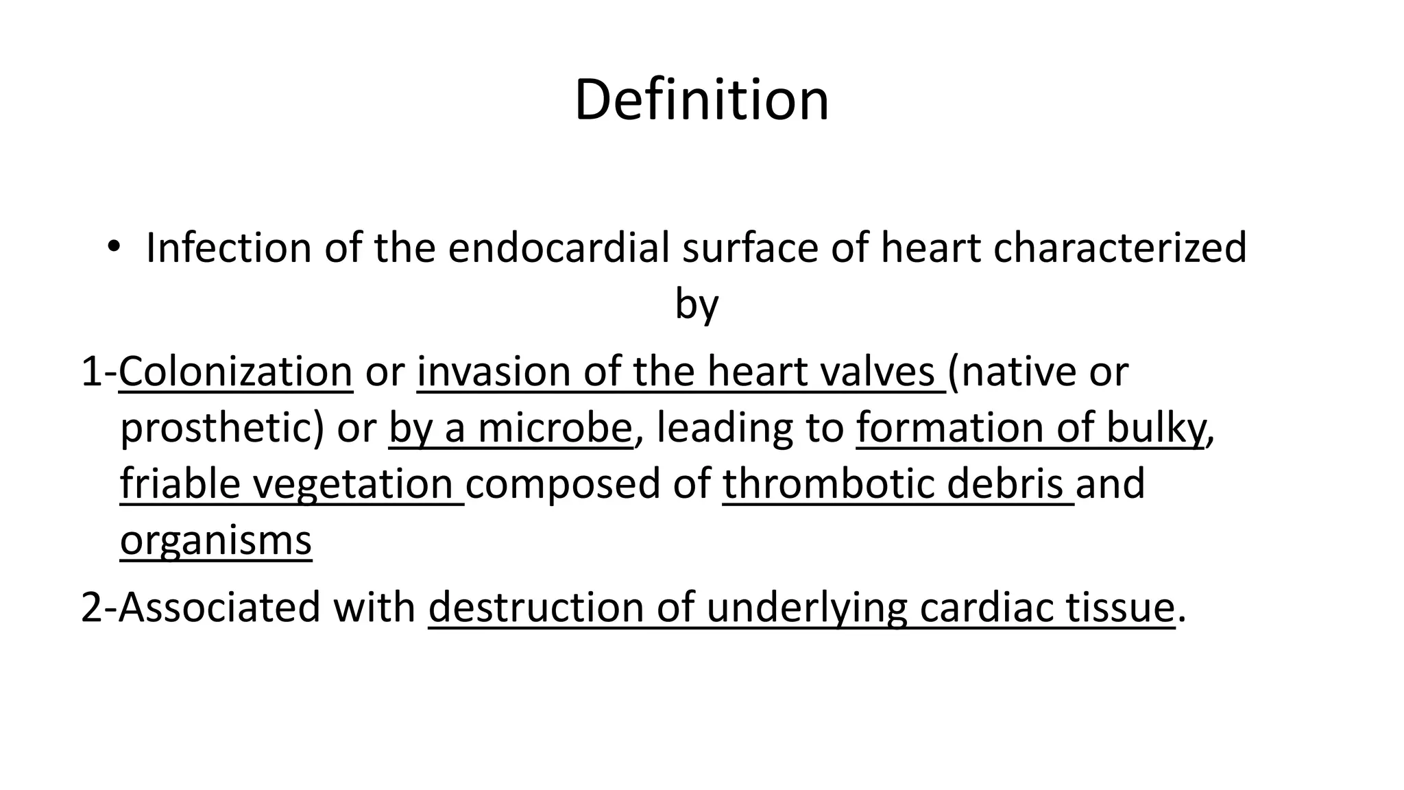 Infective endocarditis | PPTX