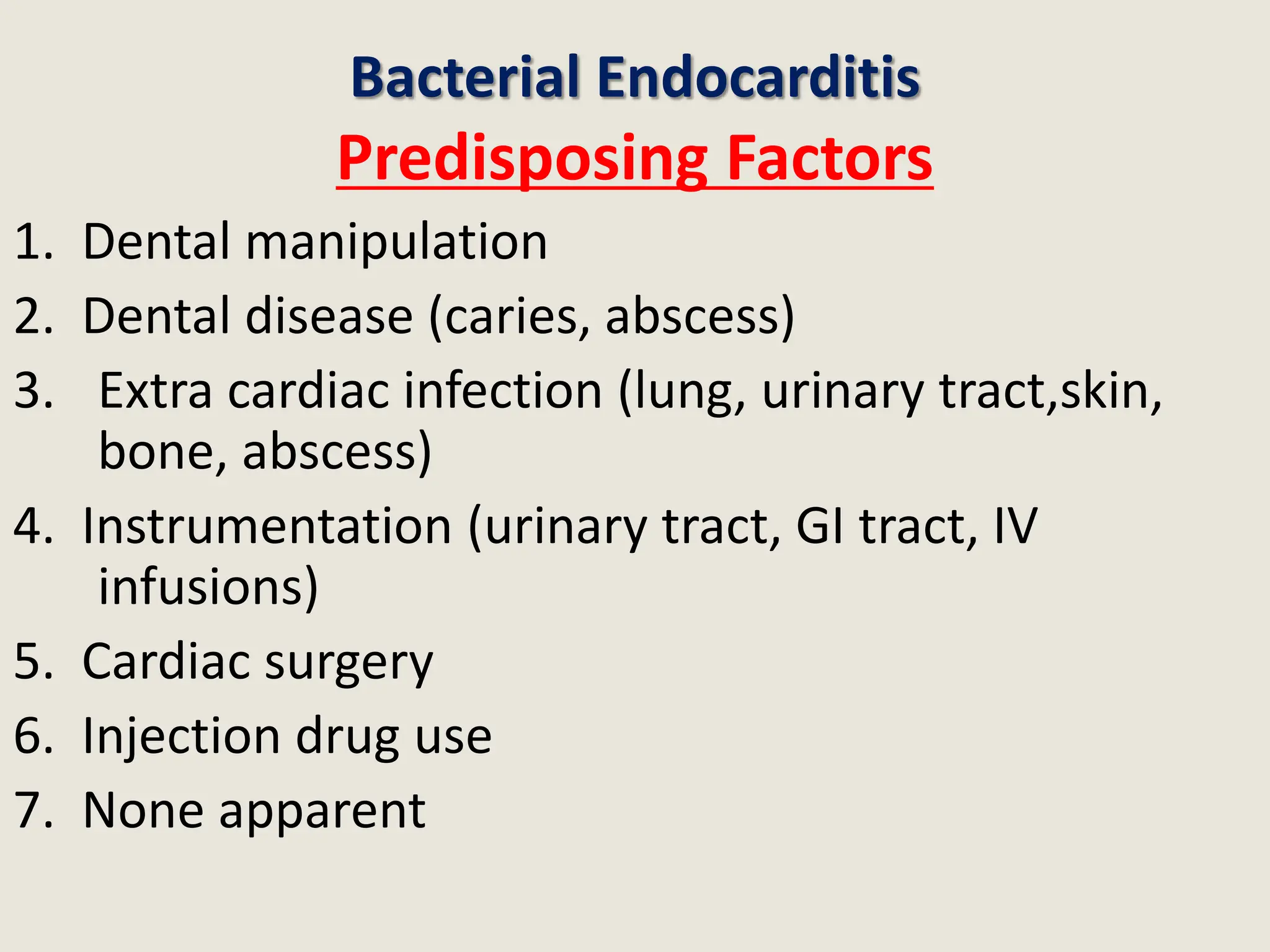 infective endocarditis c1.pptx Cardiovacsular system infection | PPT