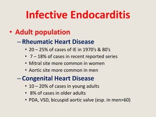 infective endocarditis c1.pptx Cardiovacsular system infection | PPTX