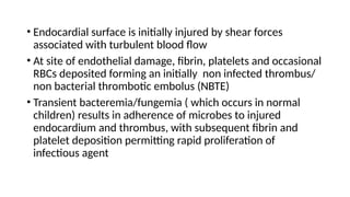 Infective Endocarditis Peadiatrics at NHH | PPTX