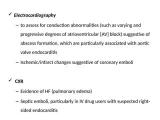 INFECTIVE ENDOCARDITIS PPT for Medical Graduates | PPT