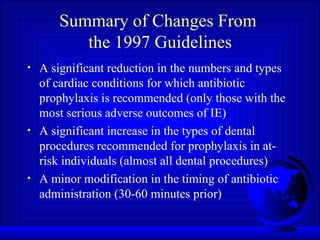 Infective endocarditis prophylaxis | PPT
