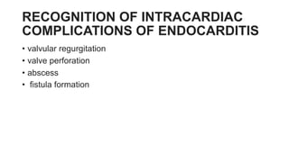 Infective endocarditis Echocardiography | PPTX
