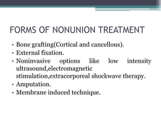 Infective nonunion | PPTX