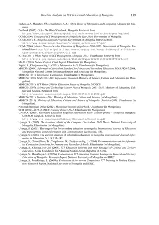 Baseline Analysis on ICT in General Education of Mongolia | PDF
