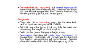 Infeksi Jamur pembagian dan tatalaksana slide | PPTX