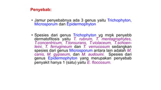 Infeksi Jamur pembagian dan tatalaksana slide | PPTX