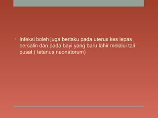INFEKSI KLOSTRIDIUM TETANUS | PPT