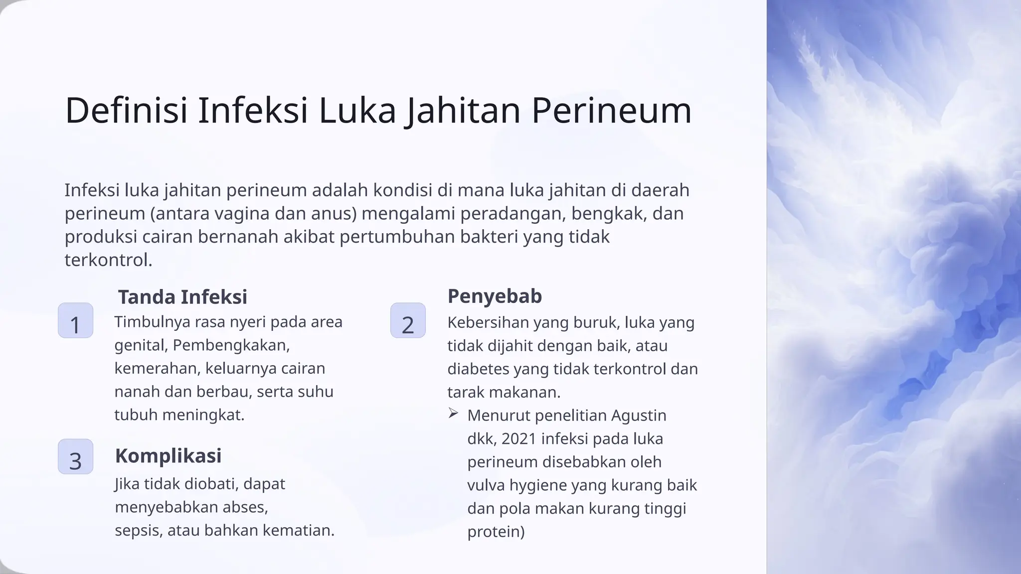 Infeksi Luka Jahitan Perineum (Kel. 3 _ AJ2).pptx