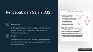 materi tentang infeksi menular seksual ( IMS ) | PPTX