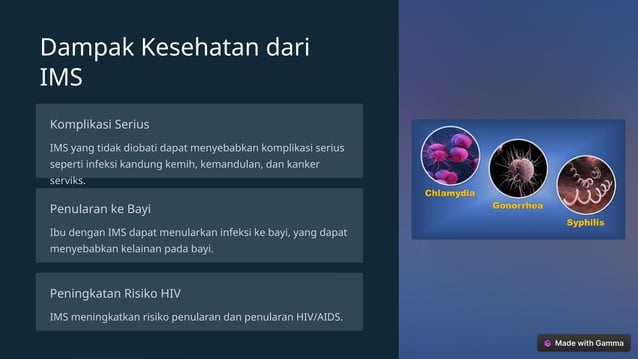 materi tentang infeksi menular seksual ( IMS ) | PPTX
