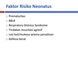 Infeksi neonatus | PPTX