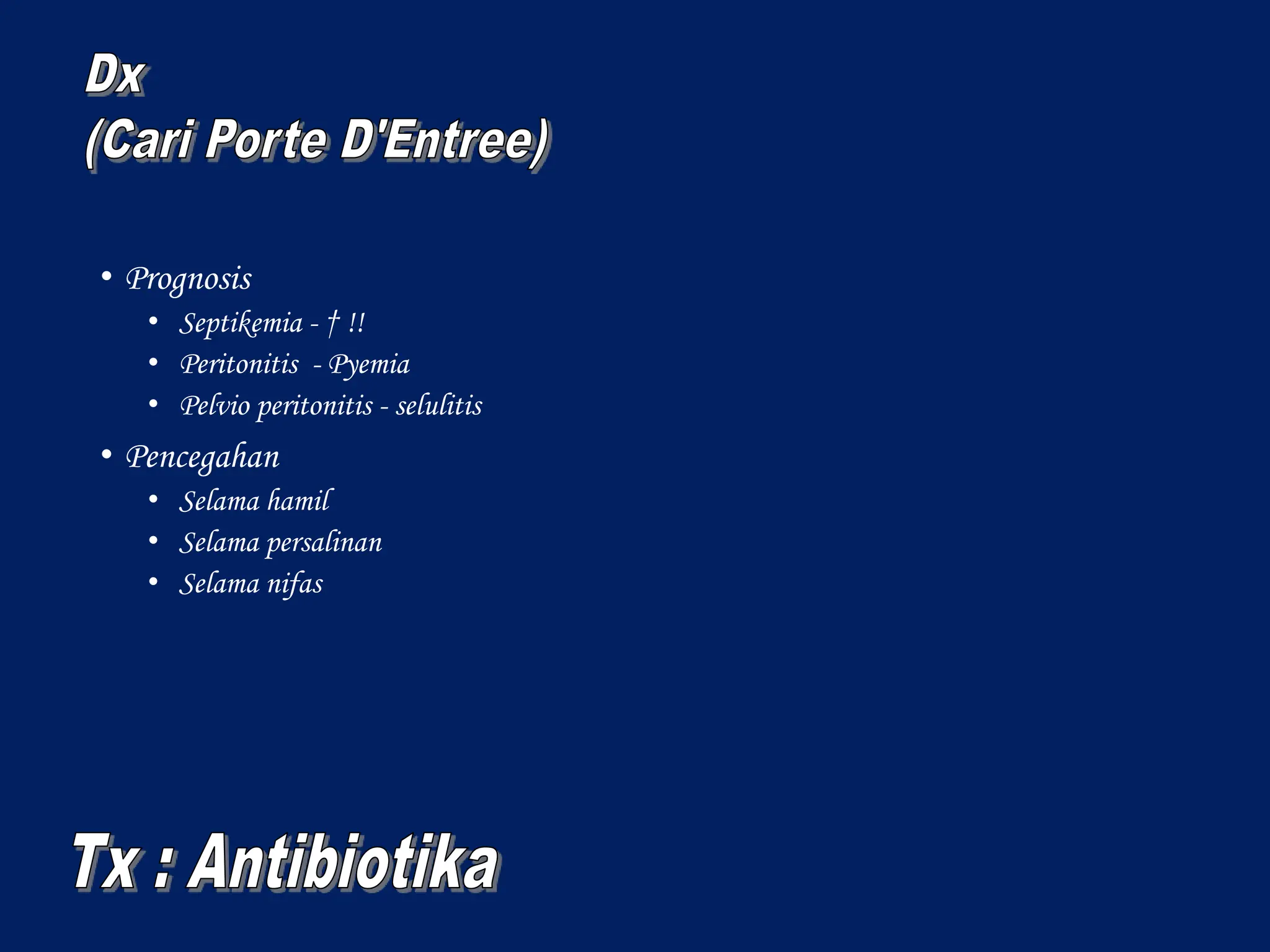 infeksi nifas dalam kehamilan dr daniel SpOG | PPT