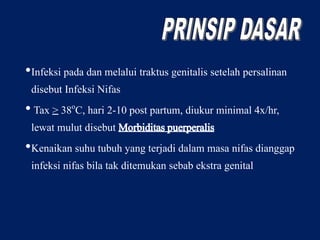 infeksi nifas dalam kehamilan dr daniel SpOG | PPT