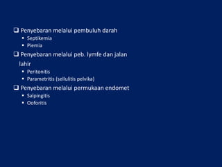 infeksi nifas dalam kehamilan dr daniel SpOG | PPT