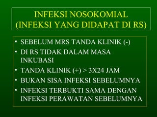 Infeksi nosokomial | PPT
