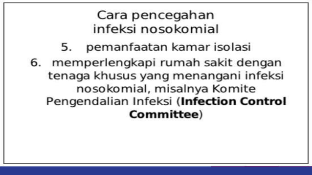 Infeksi Nosokomial | PPTX