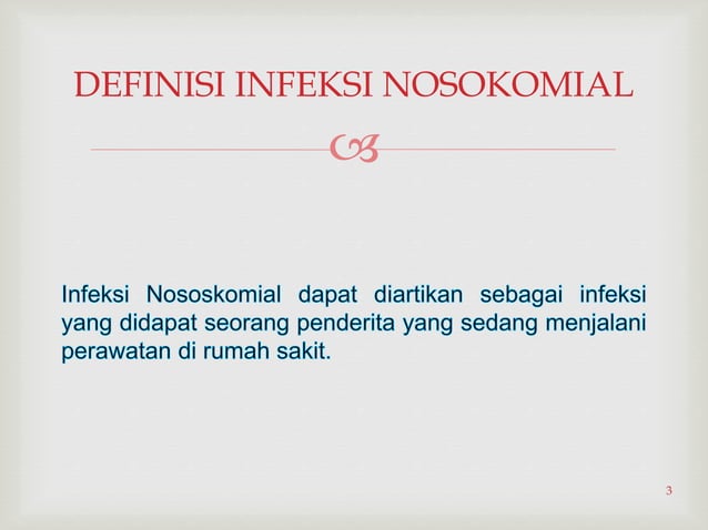 Infeksi nosokomial UHAMKA | PPT