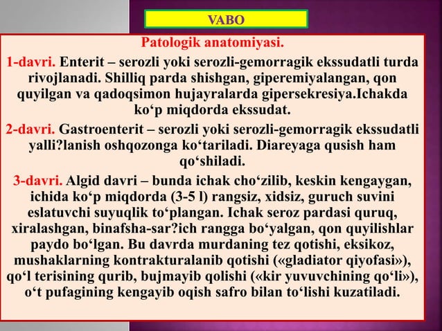 SamDTU patanatomiya kafedrasi INFEKSION KASALLIKLAR.ppt