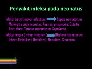Infeksi pada neonatus | PPTX