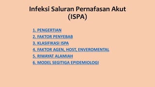 Infeksi saluran pernafasan akut | PPTX